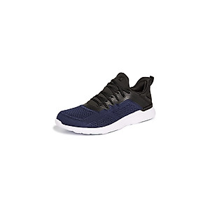 Athletic Propulsion Labs (APL) Men's Techloom Tracer Sneaker, Black/Navy/White, 10.5