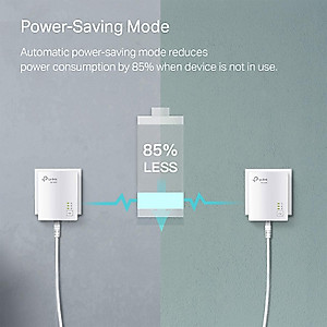 TP-Link AV1000 Powerline Starter Kit (TL-PA7017 KIT) - Gigabit Port, Plug&Play, Ethernet Over Power, Nano Size, Ideal for Smart TV, Online Gaming, Wired Connection Only (Renewed)