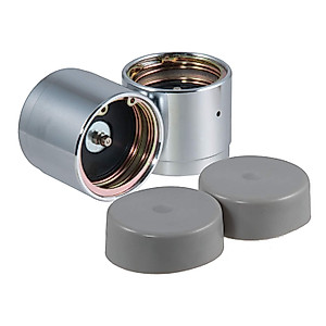 CURT 22232 2.32-Inch Trailer Wheel Bearing Protectors and Dust Covers, 2-Pack