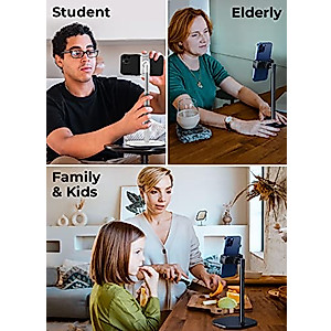 Cooper ChatStand, Height Adjustable Cell Phone Stand for Desk | Cell Phone Holder, Desk Phone Stand for Recording, iPhone Stand for Desk Accessories, iPhone Holder for Desk, Phone Holder Stand Office