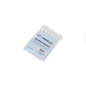 Primacare DL-9223 Pack of 6 Disposable Diagnostic Penlight with Imprinted Pupil Gauge, Lightweight and Moulded Plastic Body Medical Pen Light for Nurse, Student, Doctors EMT, White