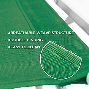 Ubon Heavy Duty Director's Chair Portable Camping Chair with Side Table Green