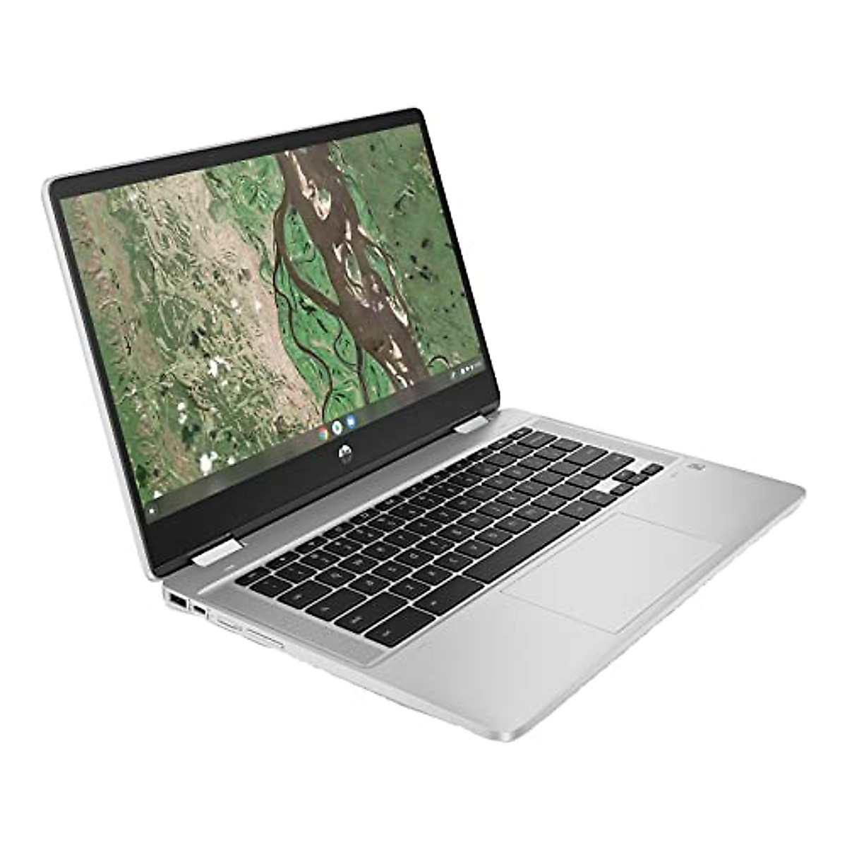 HP Chromebook x360 14b-cb0097nr 14" Touchscreen HD Display, Intel Pentium Silver N6000 8GB RAM 128GB eMMC, Natural Silver, Chrome OS (Renewed)