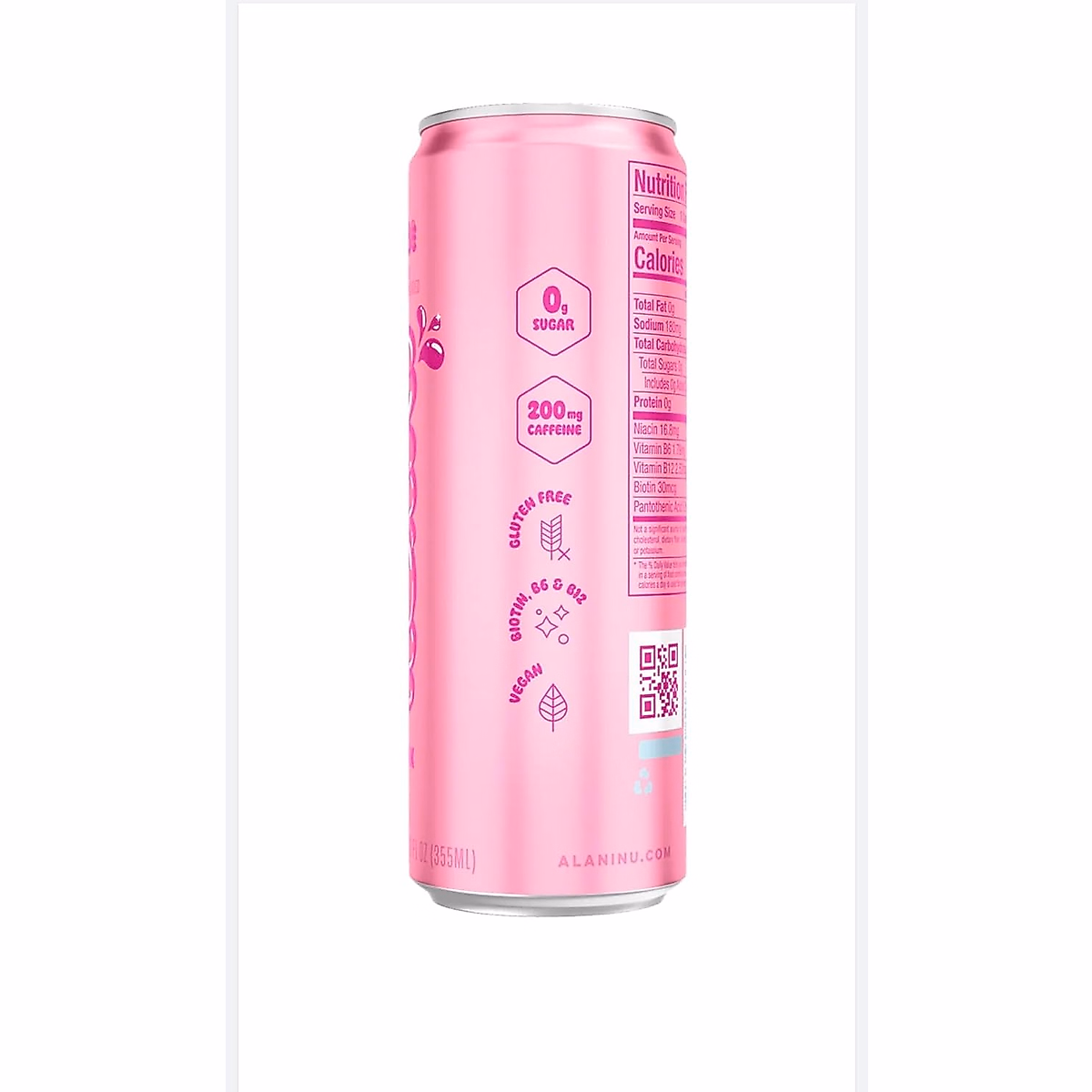 (12 pack) Kimade - Alani Nu Energy Drink (12 fl. oz) - Refreshing Strawberry Lemonade - Kimade by Kim Kim Kardashian