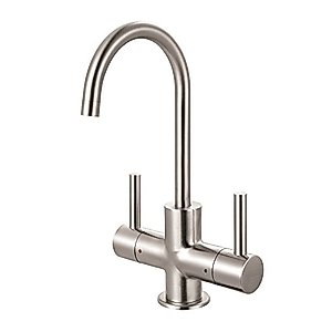 FRANKE LB13250 Hot Water Filtration Faucet, Medium, Silver/Pewter