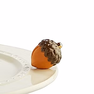 Nora Fleming Hand-Painted Mini: Nuts About Fall (Acorn) A174