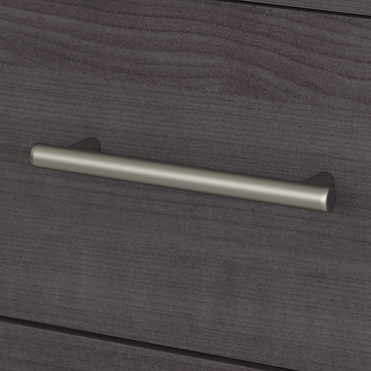 Bush SET018SG Somerset 72-Inch Computer Desk with Drawers and Hutch, Storm Gray