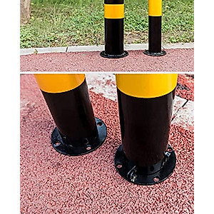 NOGRAX Parking Post, Parking Barrier, for Parking Lot ?Traffic Cones,Parking Barriers,Parking Space Lock, Parking Pile, Ground Pile, Warning Column Parking