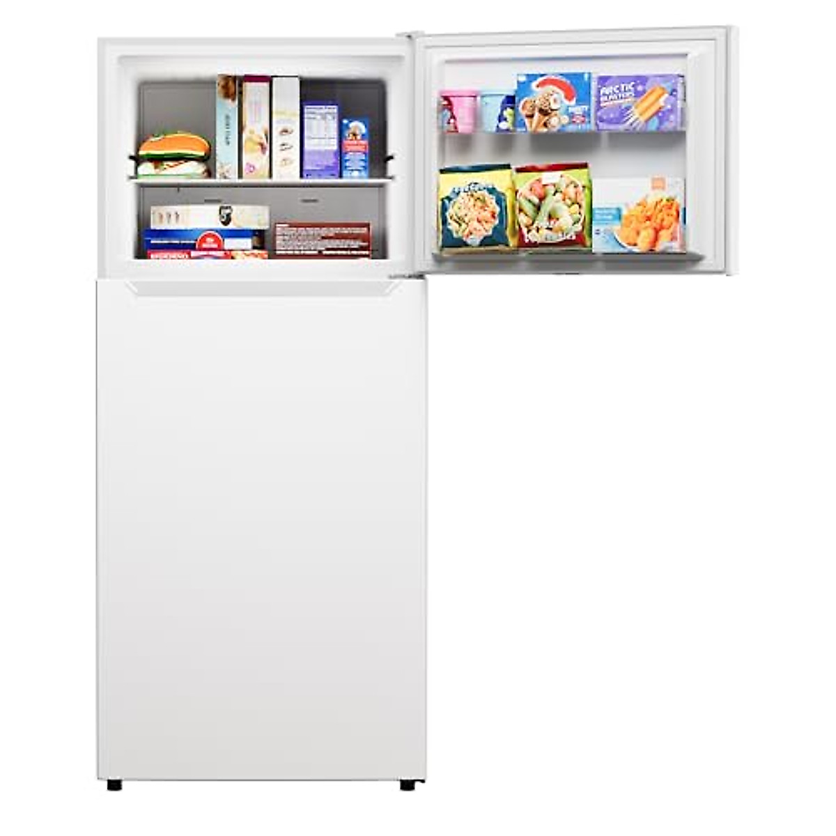 Kenmore 4661352 30" W Top Freezer Refrigerator with Adjustable Glass Shelving, Humidity Control Crispers, Quiet and Energy Efficient Inverter Compressor, White