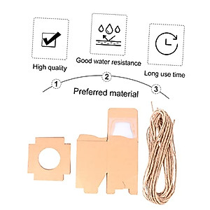 STOBOK 10pcs Cupcake Packing Boxes Kraft Cupcake Boxes Mini Cake Boxes Sheer Ribbon Clear Cake Box Wedding Candy Boxes Take-out Container Pastry Gift Box Transparent Cake Box Cake Holder