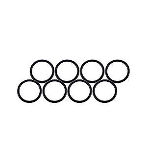 (8 Pack) O-Ring Fits Plunger O-Rings for T&S Brass 010389-45 Plunger Rubber O-Ring for 3-Tier Sink Wastewater Drain Valve Twist Rubber Stopper Oring