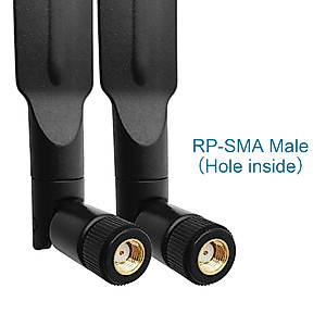 4G LTE Antenna RP-SMA Male 9dbi 700-2700MHz 3G/4G/LTE Universal Wide Band Omni Directional Paddle Antennas for Router Mobile Hotspot Wireless Home Phone