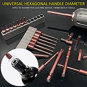 Torx Bits Set, PTSLKHN 24PCS Security Torx Bit Set, High Hardness S2 Alloy Steel, Magnetic, Anti-rust