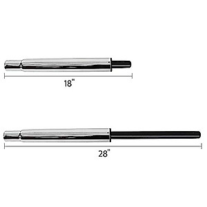 BenchPro Deluxe Polyurethane Chair With 18” Adjustable Footring and Heavy Nylon Base , 21"-31" Height Adjustment, 450 lbs Capacity
