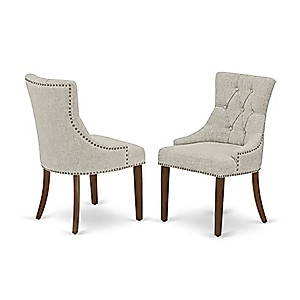 East West Furniture DLFR5-MAH-05 Kitchen Table Set