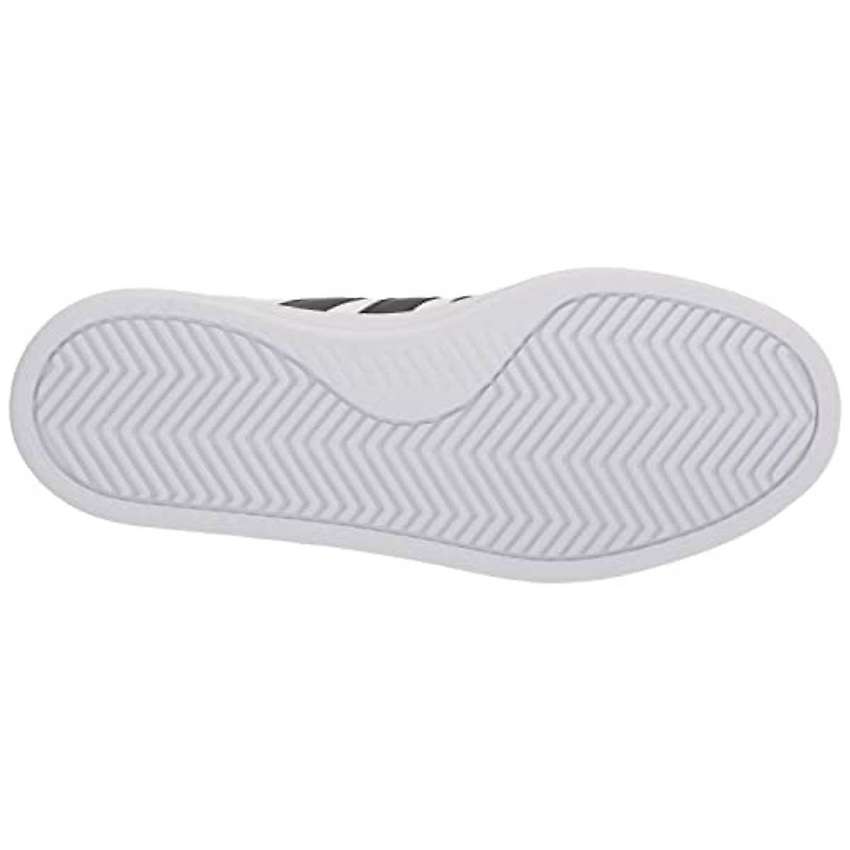 adidas Men's Grand Court 2.0 Tennis Shoe, FTWR White/Core Black/FTWR White, 12