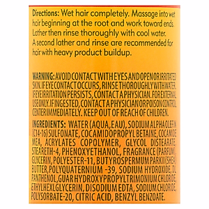 Cantu Shea Butter Sulfate-free Cleansing Cream Shampoo, 3 Fluid Ounce