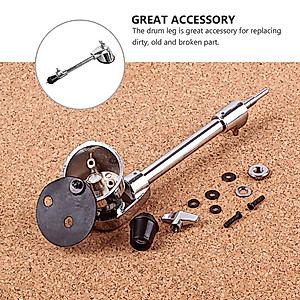 Bass Drum Spur Adjustable Bass Drum Stand Leg Spur Drum Instrument Accessory