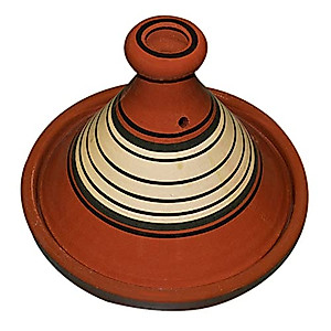 Cooking Tagine Pot Tajine Tangia Lead Free Terra Cotta Medium10" Red