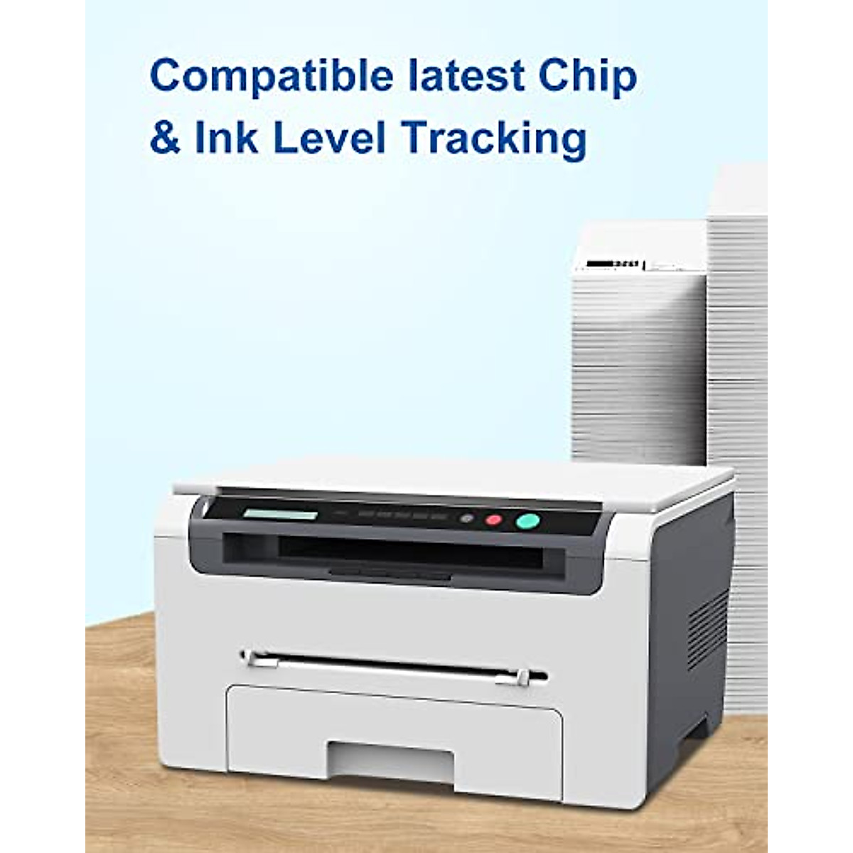 702XL 702 Ink Cartridges Combo Pack Compatible for Epson 702 702XL Ink Cartridges High Yield Compatible with Epson Workforce Pro WF-3720 WF-3730 WF-3733 Printer(1 Black 1 Cyan 1 Magenta 1 Yellow)