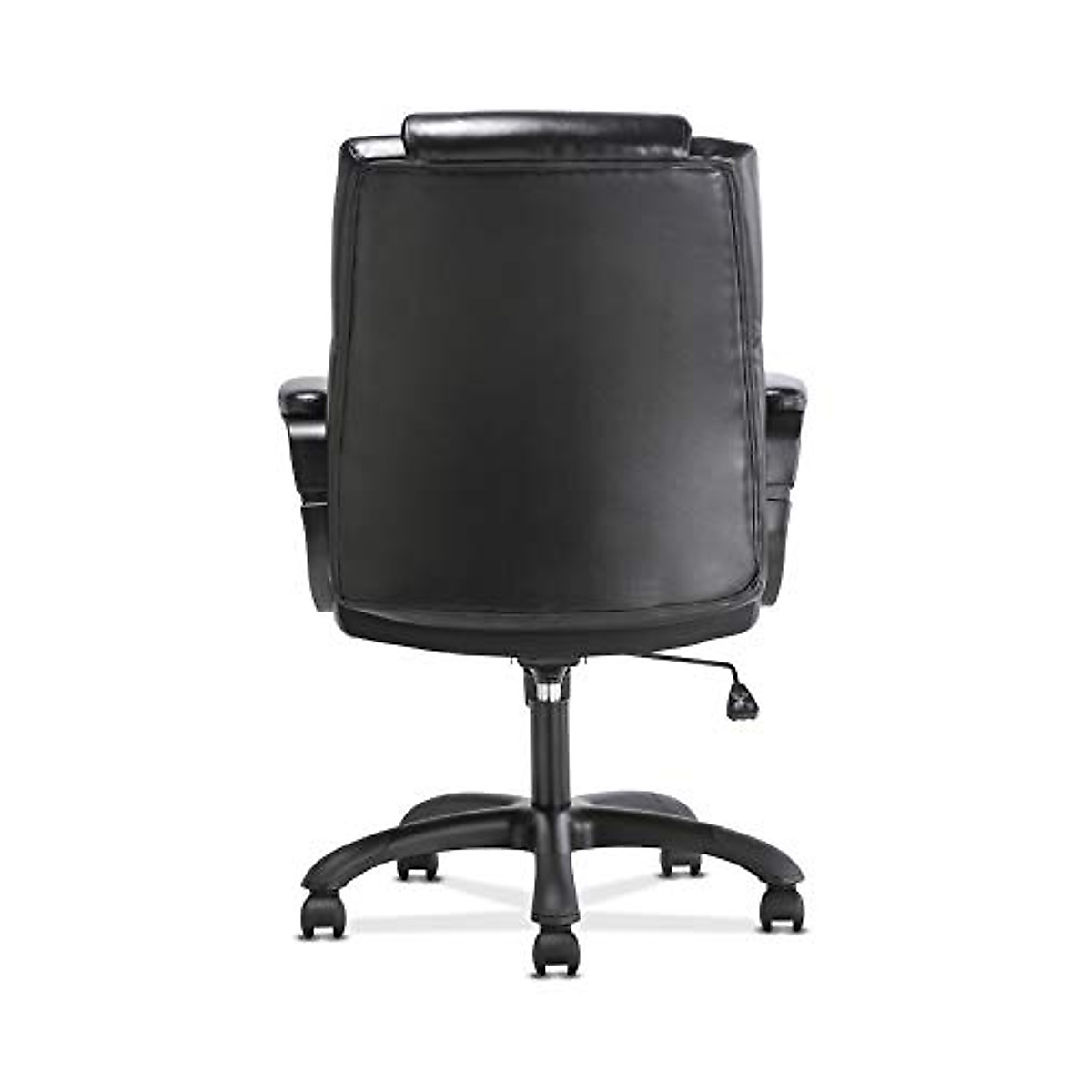 HON Sadie Mid-Back Executive Chair, with Fixed Padded Arms, PACKS, Black