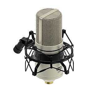 MXL 770 Condenser Microphone for Podcasting, Singing, Home Studio Recording, Gaming & Streaming | XLR | Large Diaphragm | Cardiod (ViNTAGE WHITE)