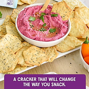 Milton’s Gluten Free Crackers, Crispy Sea Salt - Non-GMO Project Verified, Kosher, Certified Gluten Free Snack, 5 Grains In Every Bite - 20 Oz