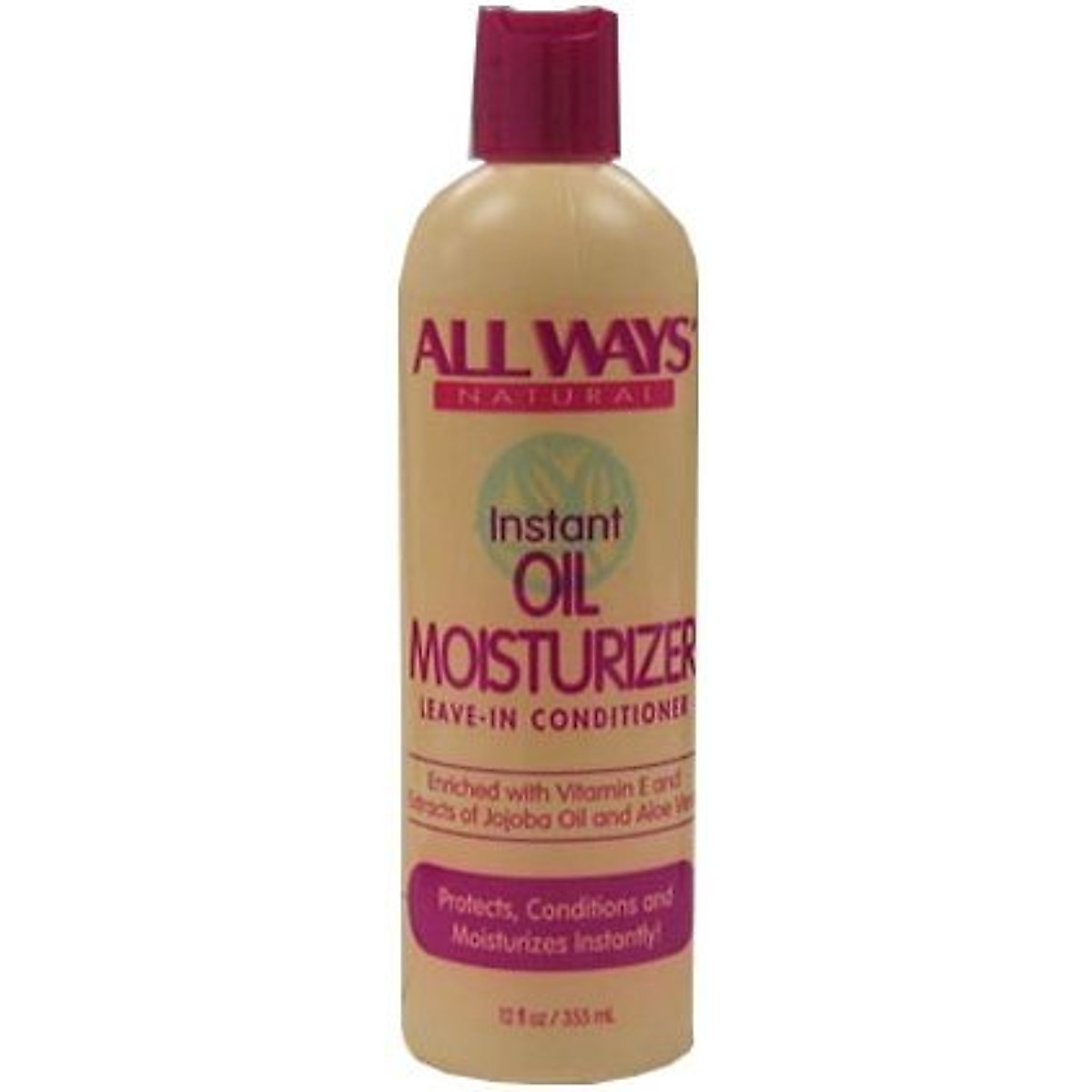 Allways Natural Instant Oil Moisturizer Leave In Conditioner 12oz