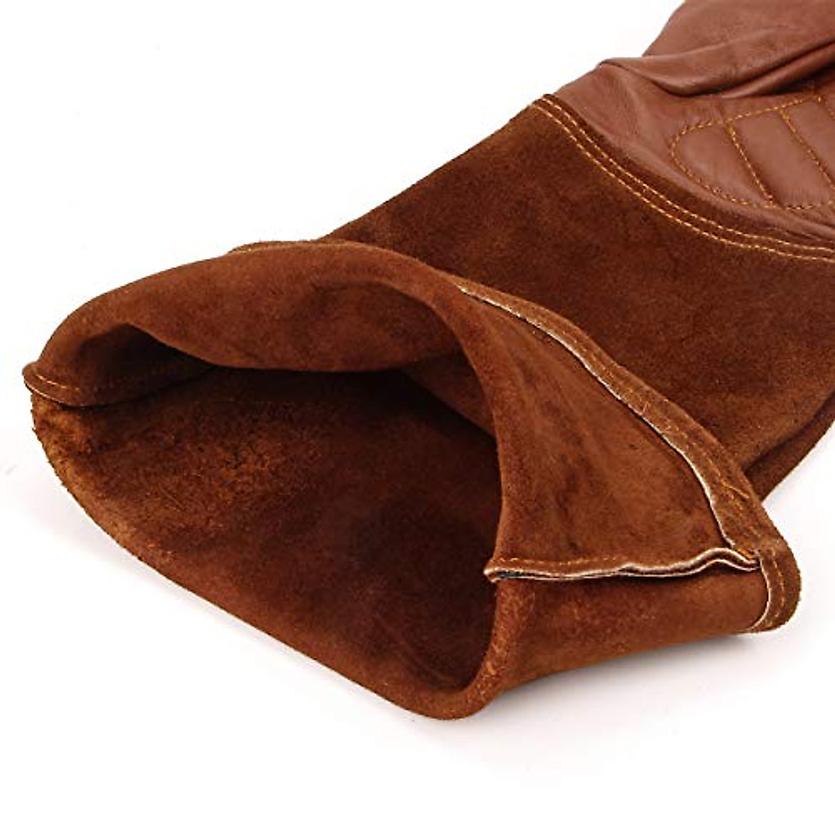 Lalafancy Thorn Proof Gardening Gloves for Women & Men, Rose Pruning Gloves Long Forearm Protection Gauntlet, Cowhide Leather Work Garden Gloves for Roses Thorns