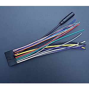 Anyqinsog 20-pin Auto Stereo Repair Wire Harness Cable Compatible with Dual DMCPA70 DMCPA11BT XDCPA10BT AVM2207S AVM2210H