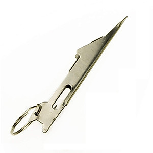 Fly Fishing Tying Tool Fishing Equipment Pocket Size Fast Knot Fish Line Tie Tackle (Silver)