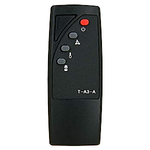 Replacement for Twin Star ClassicFlame Style Selections Fireplace Stove Heater Infrared Remote Control P71 73092/26DE9301-PC72 23WM1258 23EF023GRG 26EF023GRG 26EF023GRG-200 26EF023GRG-201 (T-A3-A)