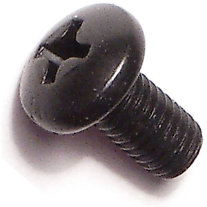 Hard-to-Find Fastener 014973174194 Phillips Pan Machine Screws, 10-32 x 3/8, Piece-30, Black