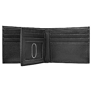 ID Stronghold Extra Capacity Bifold Wallet for Men - RFID Blocking Genuine Leather Wallet