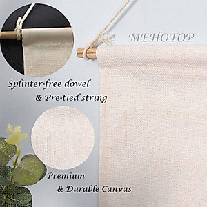 MEHOTOP Girl Power-Canvas Hanging Pennant Flag Banner Wall Sign Decor Gift for Nursery Baby Kids Girl Teen Bedroom Playroom Front Door Bowknot Play Room Wall Banners Birthday Christmas Gifts|Pink, Bow