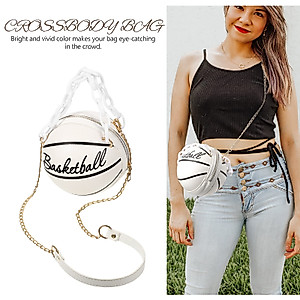 GALPADA Basketball Purse Cute Purses for Girls Crossbody Bag Basketball Handbag