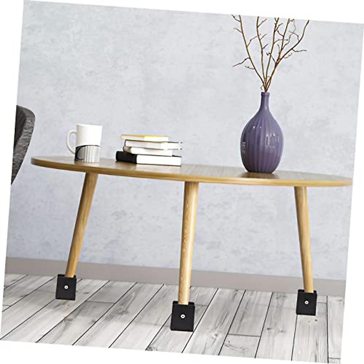 HOMSFOU 2pcs Heightened Table Mat Couch Risers Dorm Bed Risers Bed Frame Risers Desk Protector Coffee Table Lift Heavy Duty Table Legs Height Lift for Chair Furniture Heightened Supplies