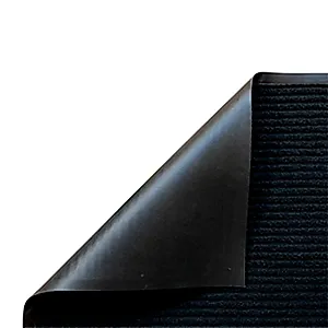 UNIMAT 4x6 (48"x 72") Dual Ribbed Outdoor-Indoor Doormat with Waterproof Black Rubber Backing - Stylish Welcome Mat, Perfect for Home, Office, and Kitchen Entrances