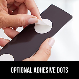 Gorilla Grip Dishwasher Clean and Dirty Magnet Sign, Optional Adhesive, Magnetic, Easy Read, Non-Scratch, Heavy Duty Shutter Slide Magnets for Dish Washer, Kitchen Accessories, 7x2, White