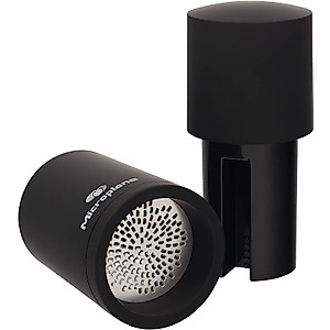 Microplane Manual Spice Mill - Cinnamon Grinder and Nutmeg Grater (Black)