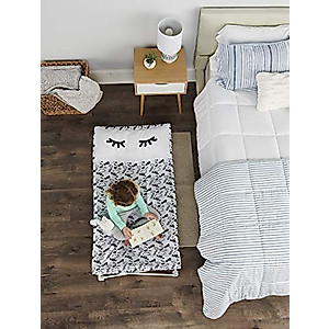 Regalo My Cot Pal Extra Long Portable Toddler Bed - Eye Lashes, White, Small Single