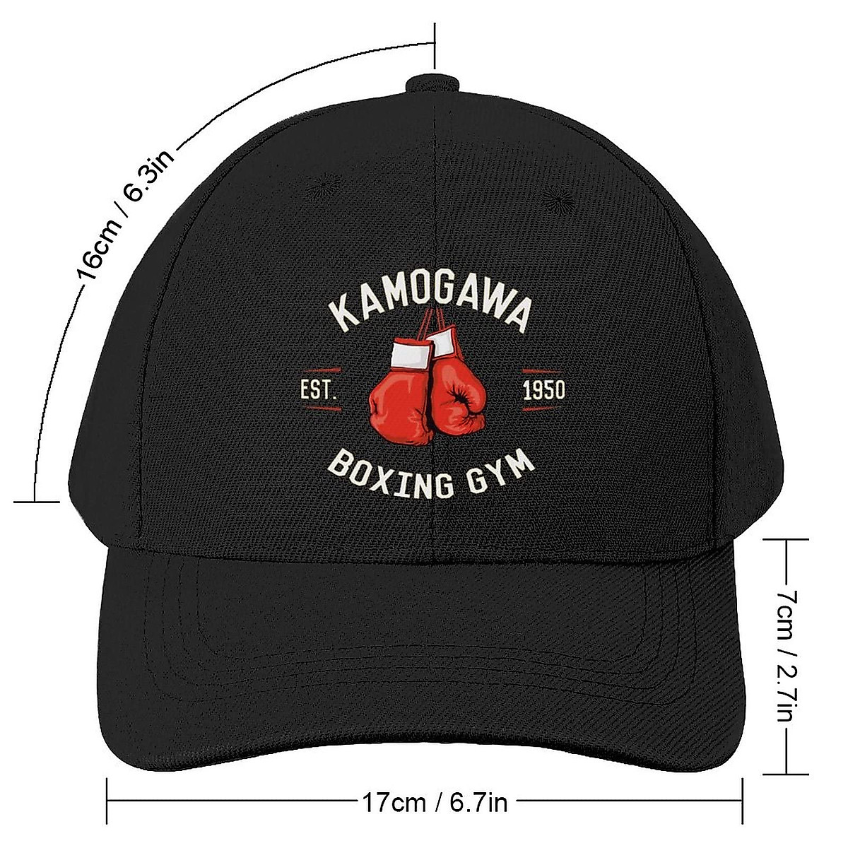 28 Anime Hajime No Ippo Kbg Design Logo Cap Embroidery Dad Cotton Hat Adjustable Baseball Caps for Men Black