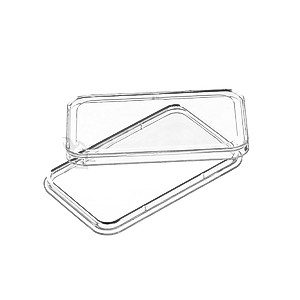 OnFireGuy 10pcs 1oz Silver Bar Direct Fit Capsule Holders, One Troy Ounce Bar Protector