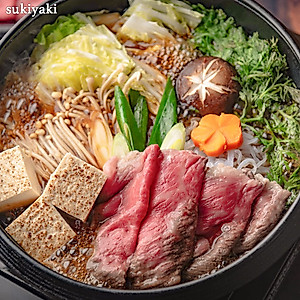TIKUSAN Sukiyaki Nabe Pot Shabu Shabu Hot Pot Pan (7.1" (18cm))