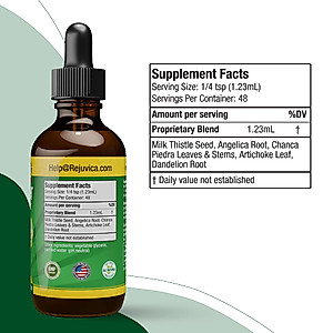 VitaLiver - Liver Health Supplement - Support Liver Cleanse & Detox - Liquid Delivery for Absorption - Milk Thistle, Artichoke, Chanca Piedra, Dandelion & More!