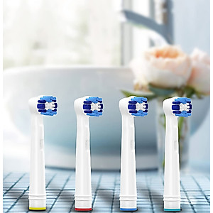 VINFANY 8PCS Refills Toothbrush Heads for Oral-B Electric Toothbrush, Deep Cleaning to Remove Stains