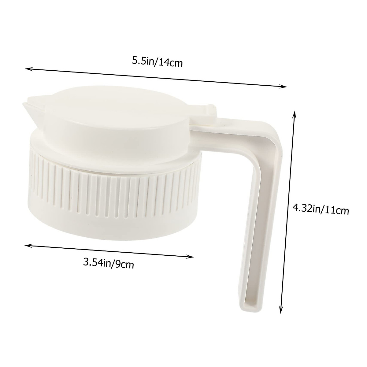 Hemoton 2pcs Mason Jar Pour Lids Flip Top Glass Bottle Glass Drinkware Wide Mouth Glass Jars Handheld Mason Jar Lid Plastic Mason Jar Caps Mason Jar Cover Mason Jar Accessories Clamshell