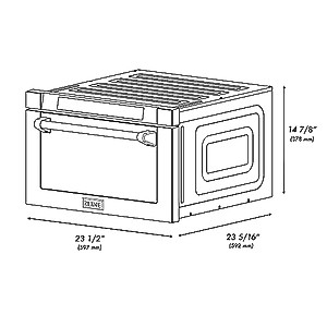 ZLINE 24" 1.2 cu. ft. Built-in Microwave Drawer in Stainless Steel