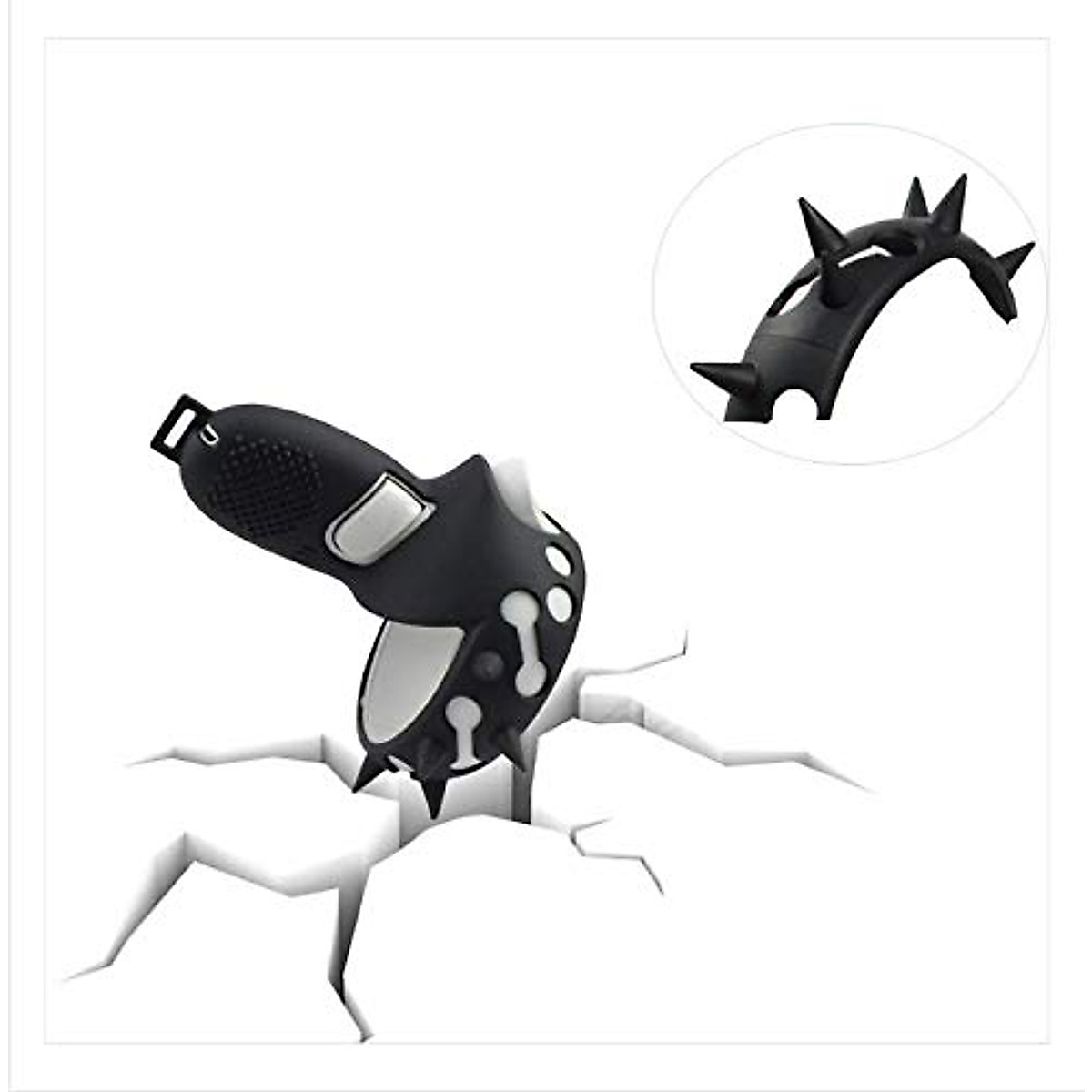 NIUVR Touch Controller Grip Cover Compatible with Quest 2 VR Accessories, Anti-Throw Protective Handle Sleeve with Nylon Adjustable Knuckle Strap