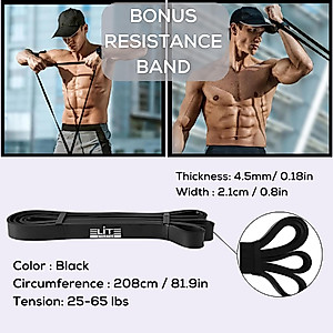 ELITE ATHLETICS Wood Gymnastic Rings Set (32mm Diameter)